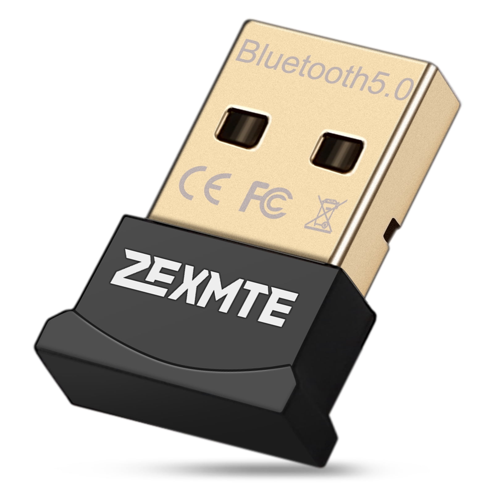 Zexmte Bluetooth 5.0 USB Adapter for PC, Supports Windows 10/8/7, For ...