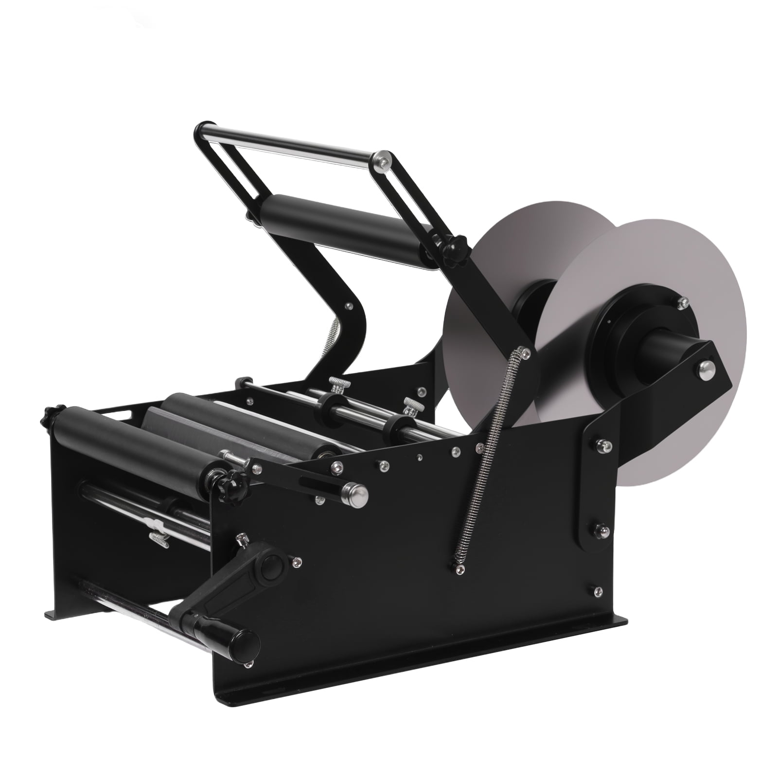 Zexumo Adjustable Manual Round Bottle Labeling Machine with Handle ...