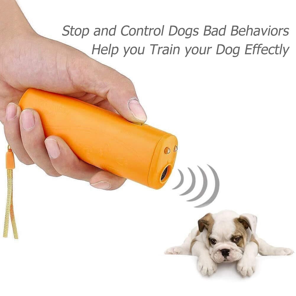 Zexumo Handheld Dog Trainer, 3 in 1 with LED Flashlight,Bark Stopper ...