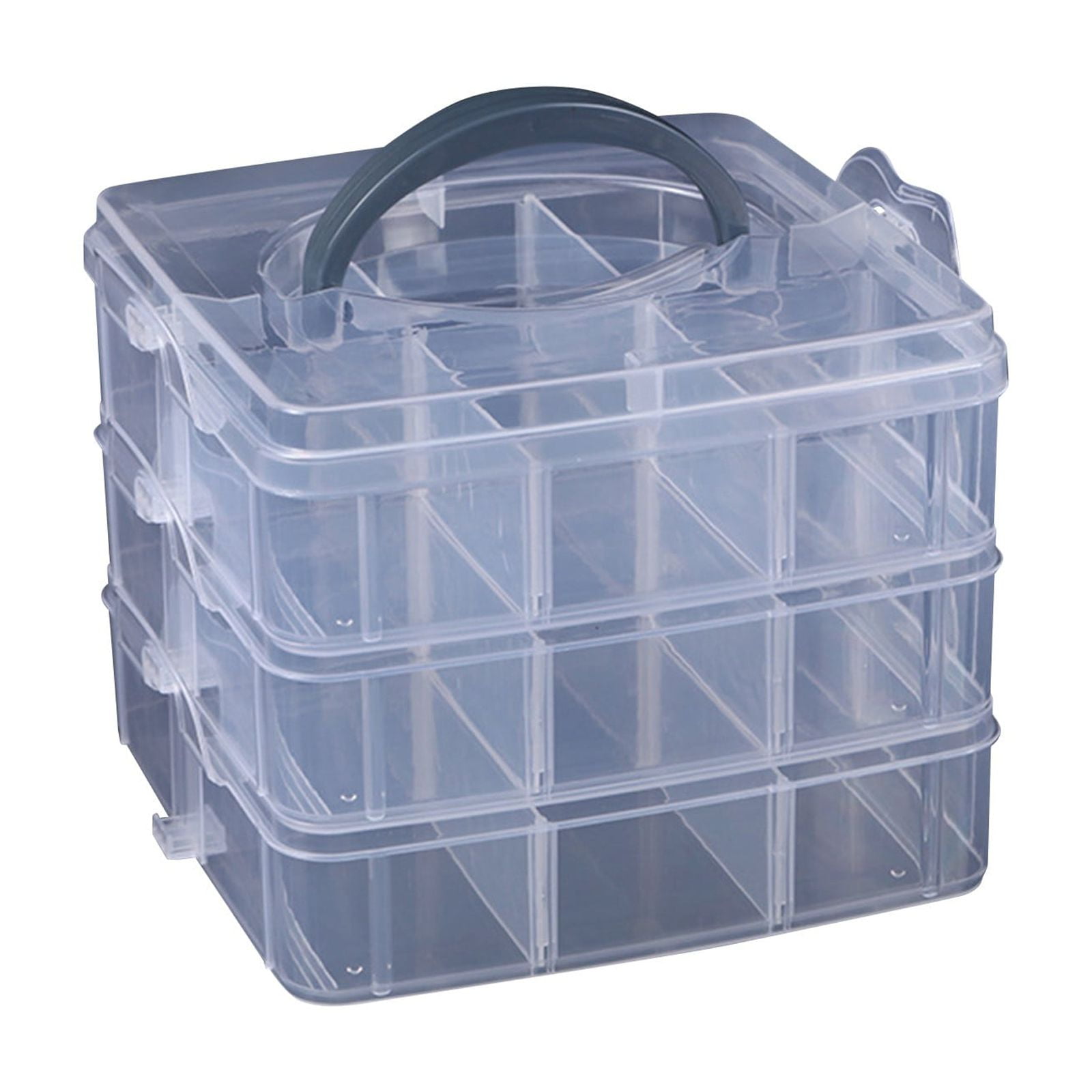 Zeyigg 3-Layer Portable Tool Organizer – Small 18-Compartment ...