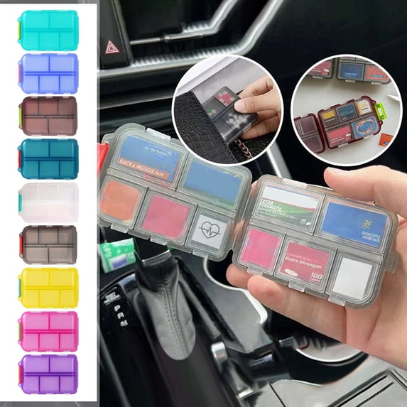 Zeyigg Poratble Splitters Organizer With Labels Travel Daily Container ...