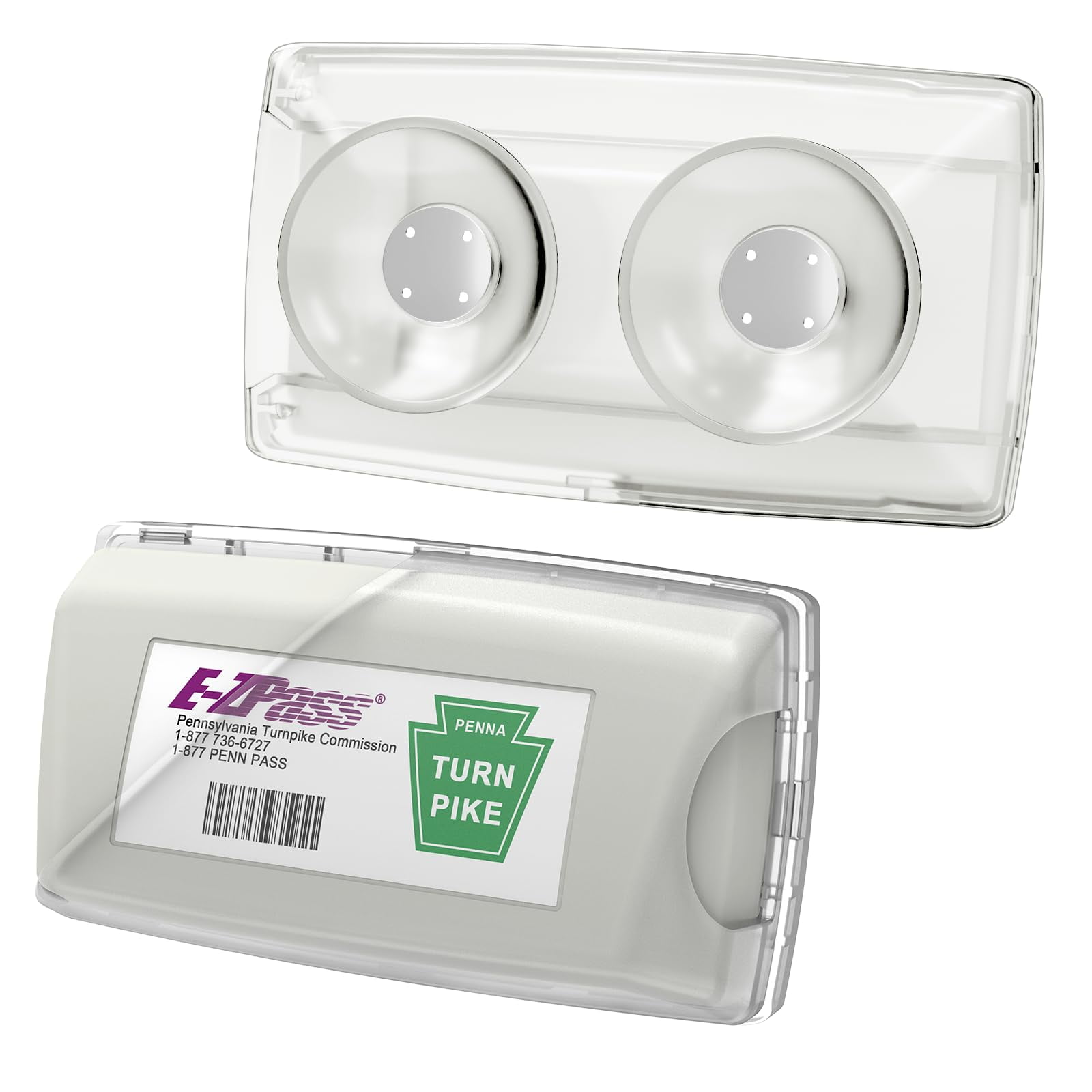 Zeyitian Ez Pass Holder Clear 1 Pack - Super Strong Suction Cups for ...