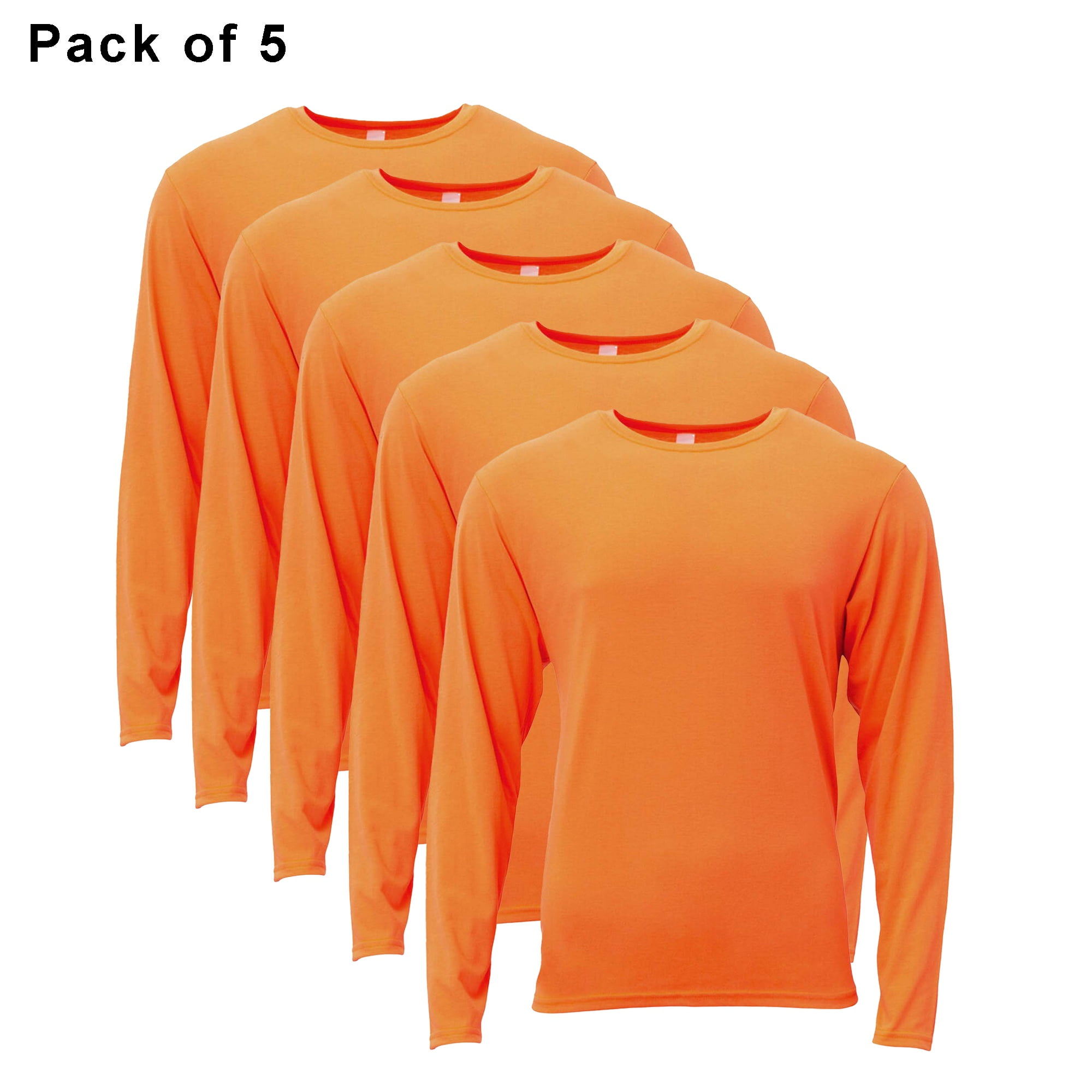 Zfeel High Visibility Long Sleeve Safety Tee, High-Performance Pure Dry ...