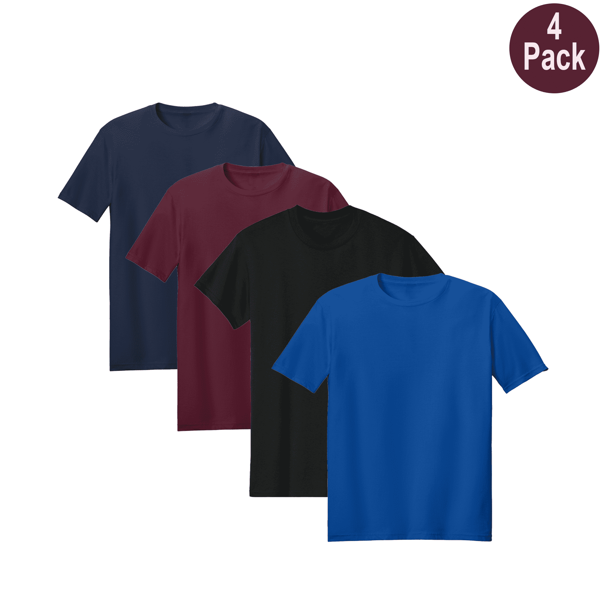 Zfeel Men High Performance Pure Dry Fit Poly T-Shirt, Short Sleeve Tee ...