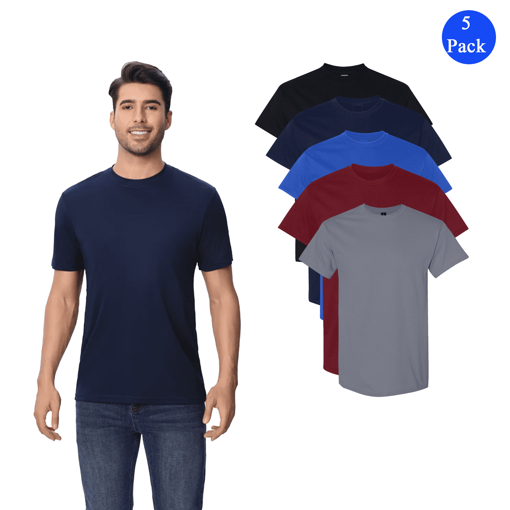 Zfeel Men's Dry Fit Performance T-Shirt, Upf 50+ Uv Protection ...