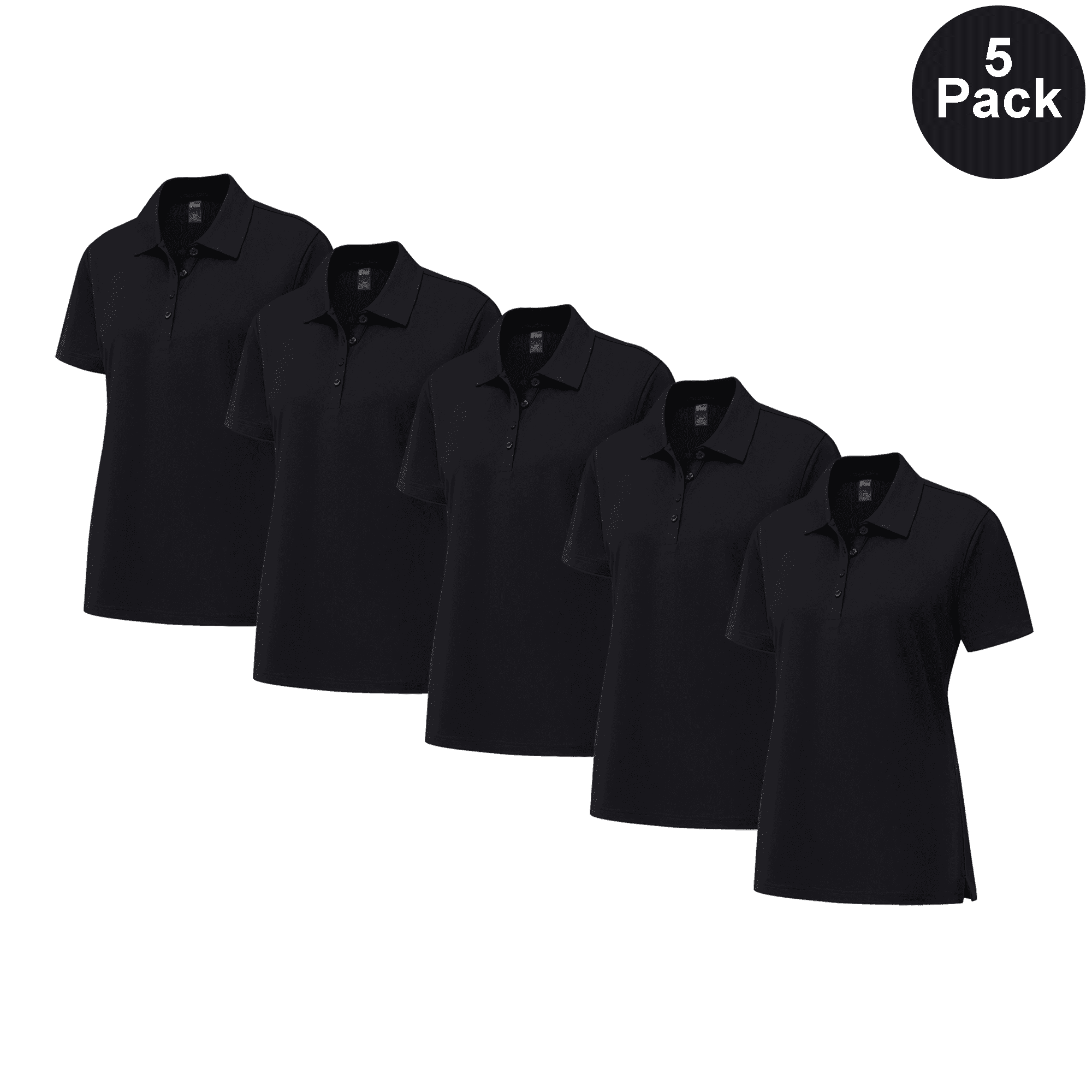 Zfeel Pure Dry Fit Poly Polo Shirt, Women Short Sleeve Comfortable ...