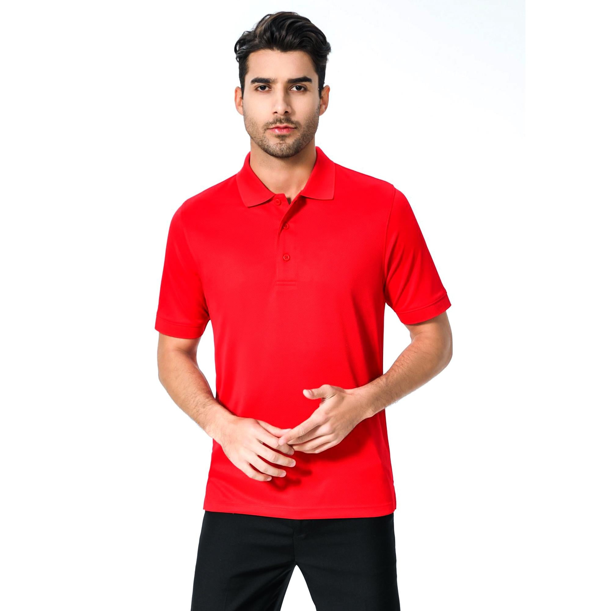 Zfeel Pure Poly Dry Fit Polo Shirt | Polo Collar and Three-Button ...