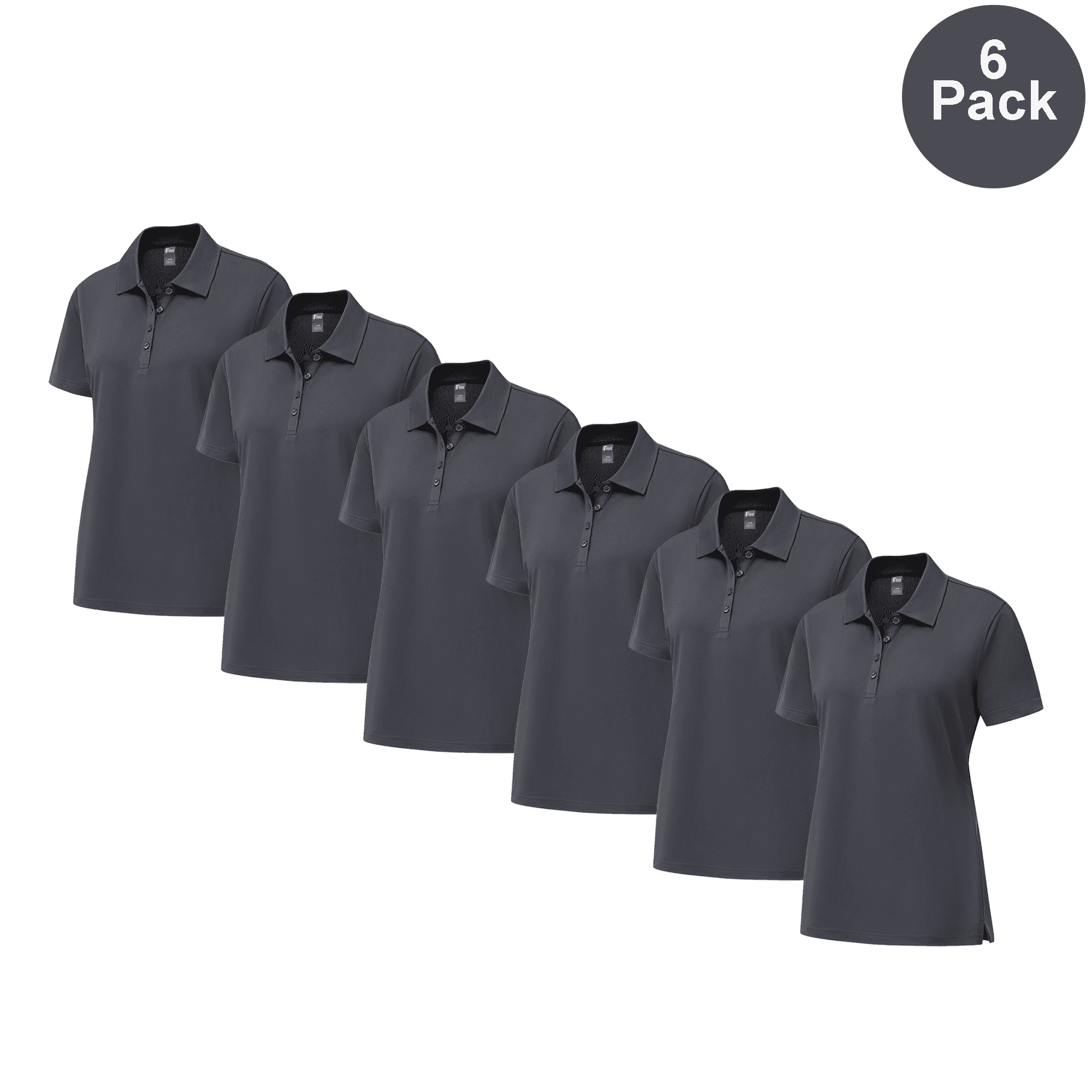 Zfeel Women Pure Dry Fit Poly Polo Shirt, Short Sleeve Moisture-Wicking ...