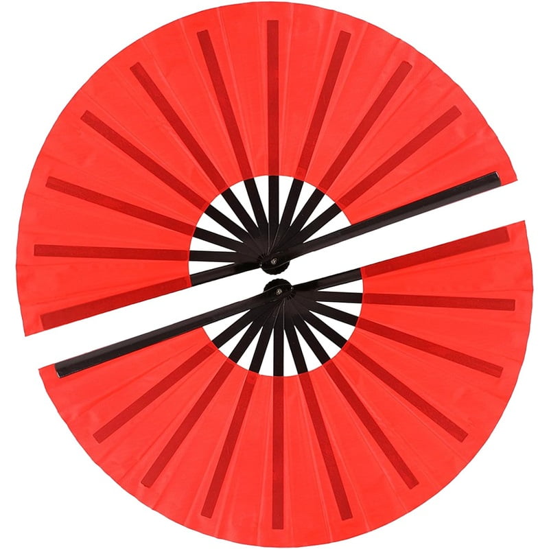 The Zfit 1-2Packs 13inch Large Rave Fan Popping Fan Clacking Fans for ...