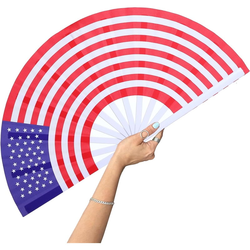 The Zfit 1-2Packs 13inch Large Rave Fan Popping Fan Clacking Fans for ...