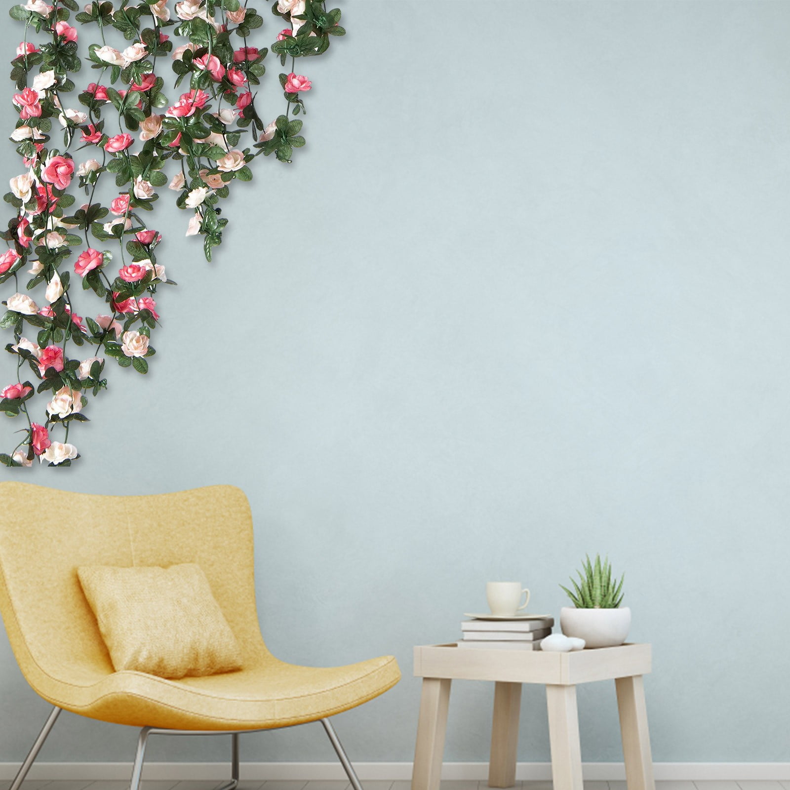 Zfprocess Artificial Flowers For Outdoors, Outdoor Patio Table Decor ...