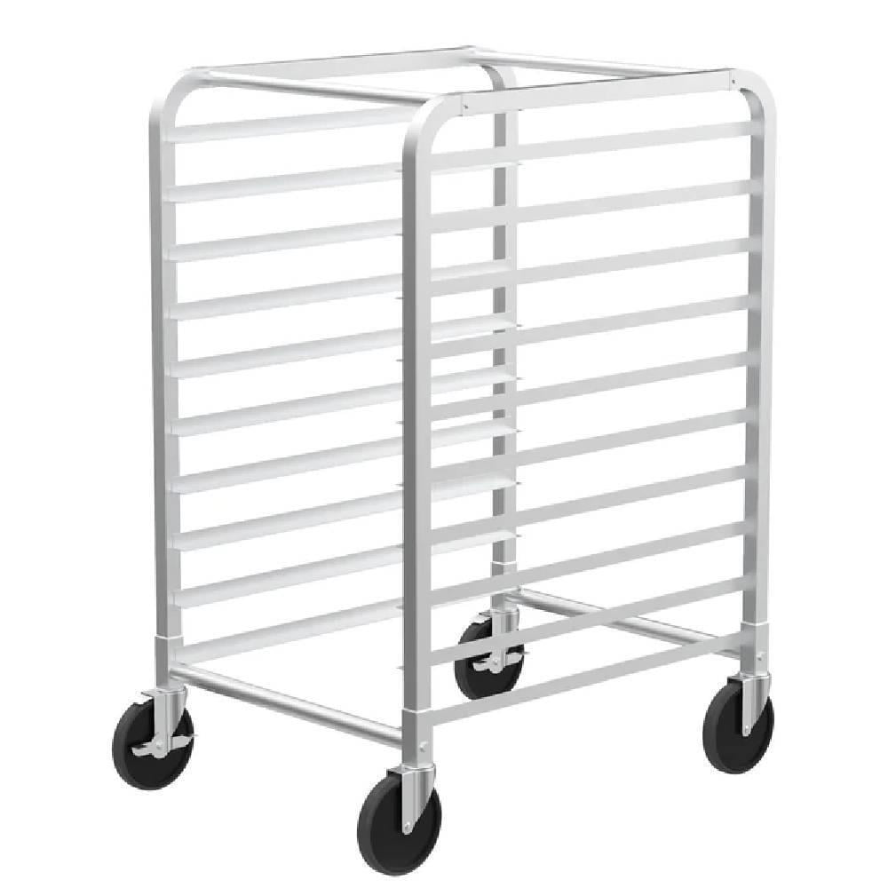 ZgoodZ 10-Tier Rolling Bakery Rack, Stainless Steel Wide Bun Pan ...