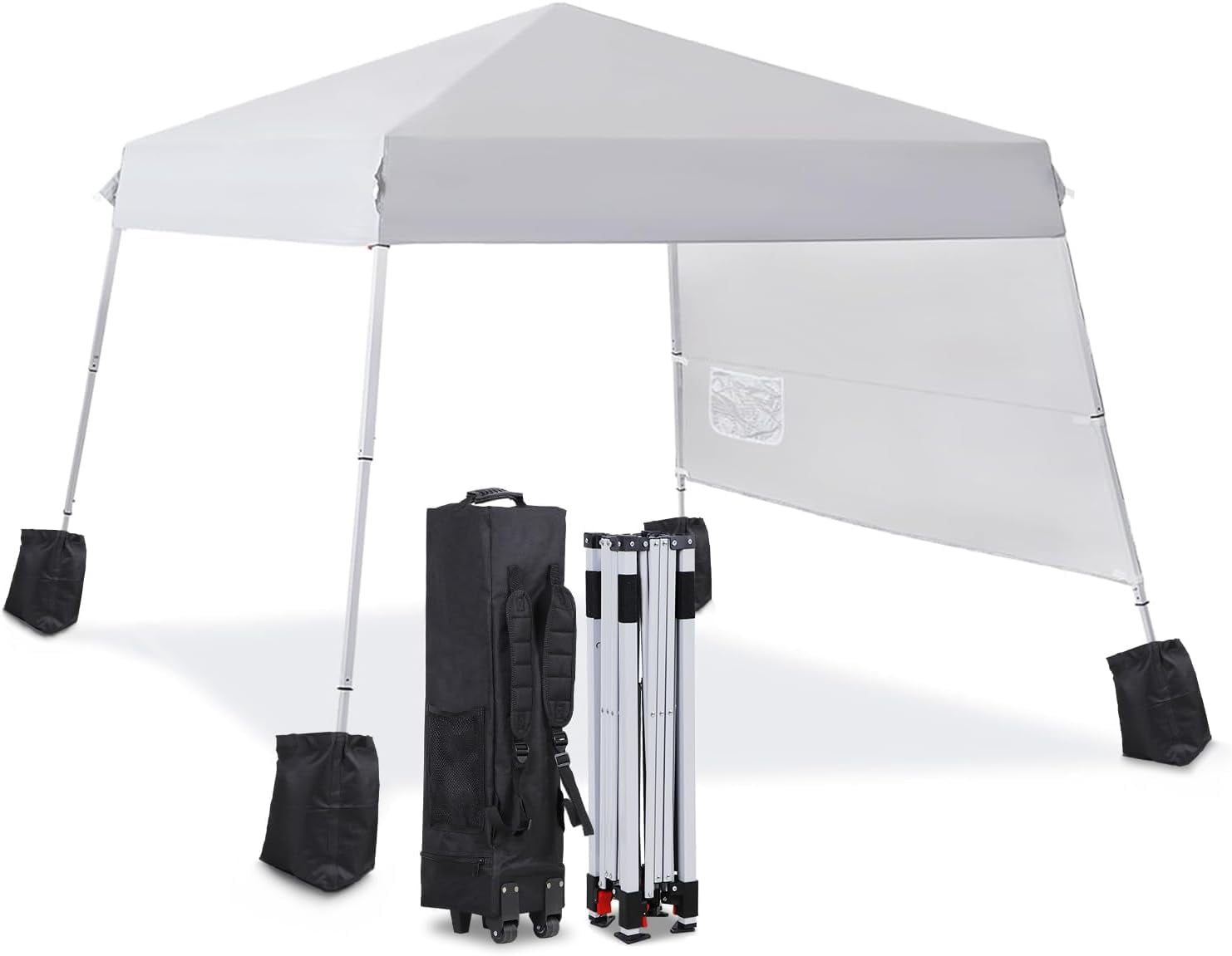 ZgoodZ 8x8 Ft Pop Up Canopy Tent Slant Leg, Easy Set-up Patio Outdoor ...