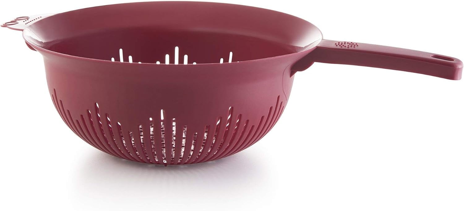 ZgoodZ 9.75 Inch Plastic Strainer Colander with Long Handle – Made of ...
