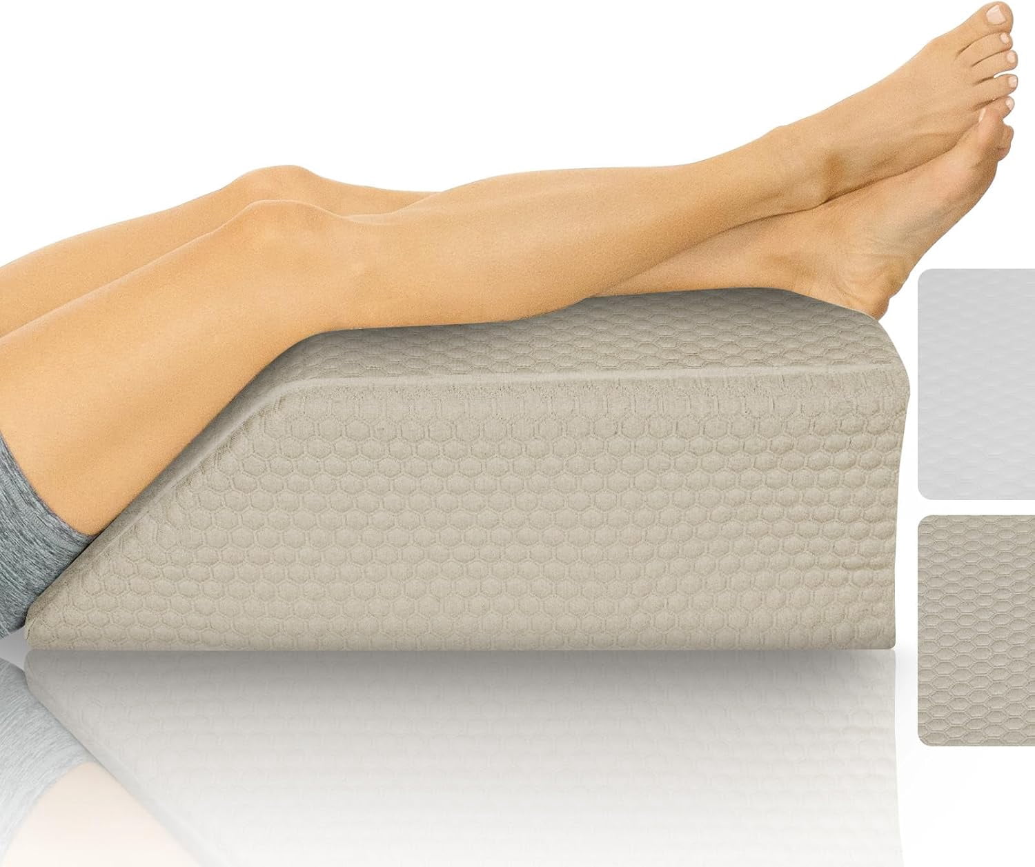ZgoodZ Leg Elevation Pillow for Sleeping, Swelling, Post Surgery ...