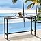 ZgoodZ Outdoor Bar Table Patio Bar Height Outdoor Table 55" Long ...