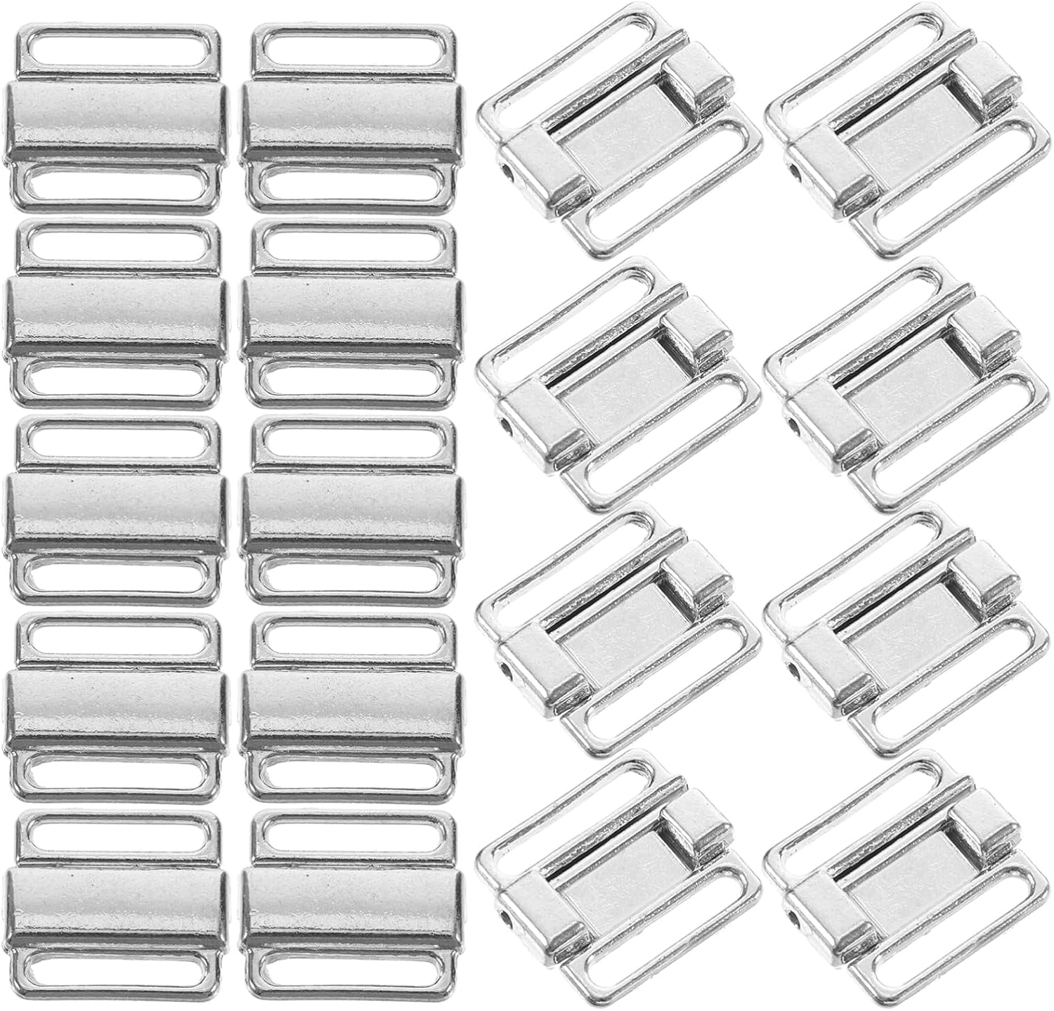 Zgui 3 Sets 50pcs Bra Clasps and Closures Bra Clip Hook Bra Retainer ...