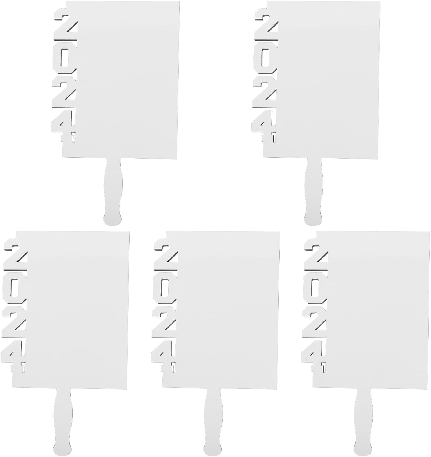 Zgui 5pcs Graduation Decoration Fan Picture Frame Graduation Picture ...