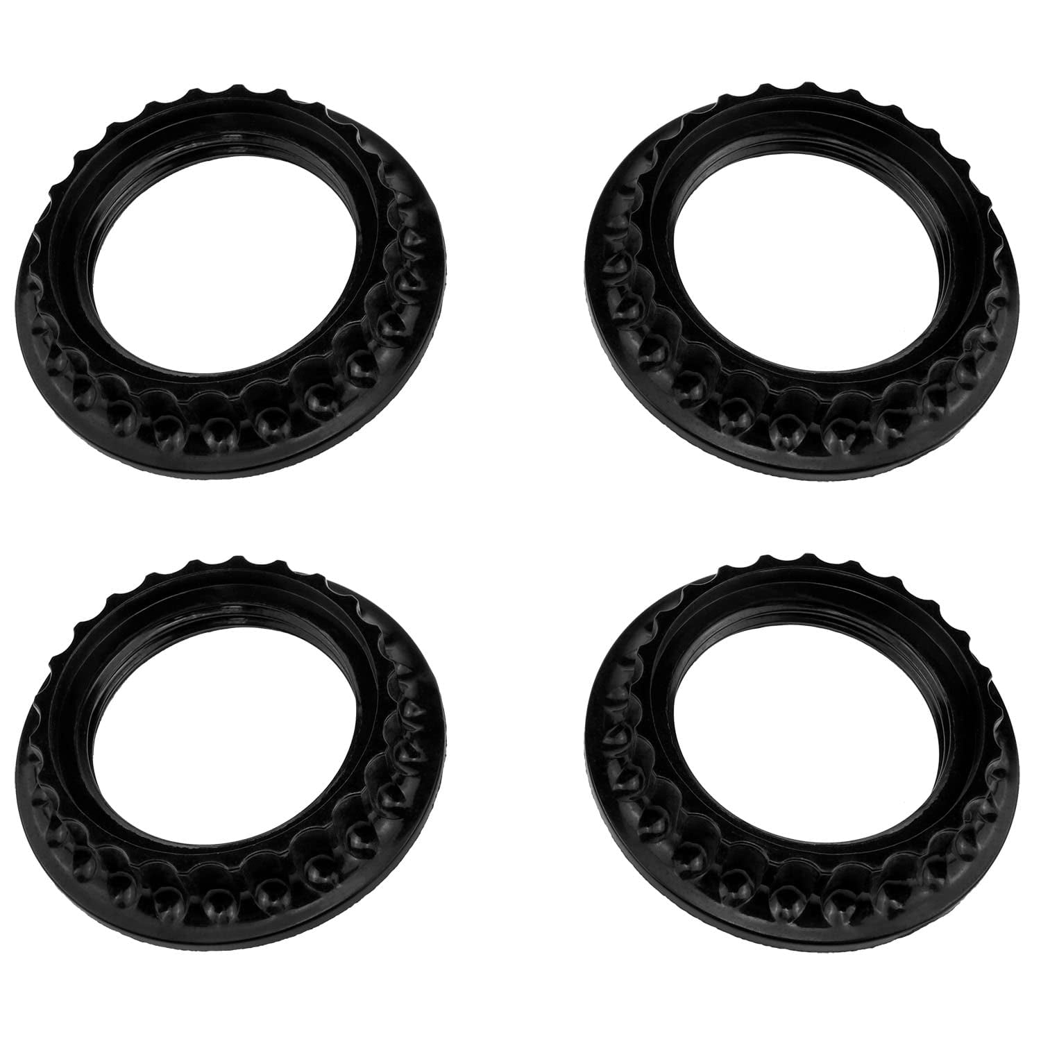 Zgui E26 Lamp Shade Ring Black Lamp Shade Thread Ring E26 Lamp Holder ...