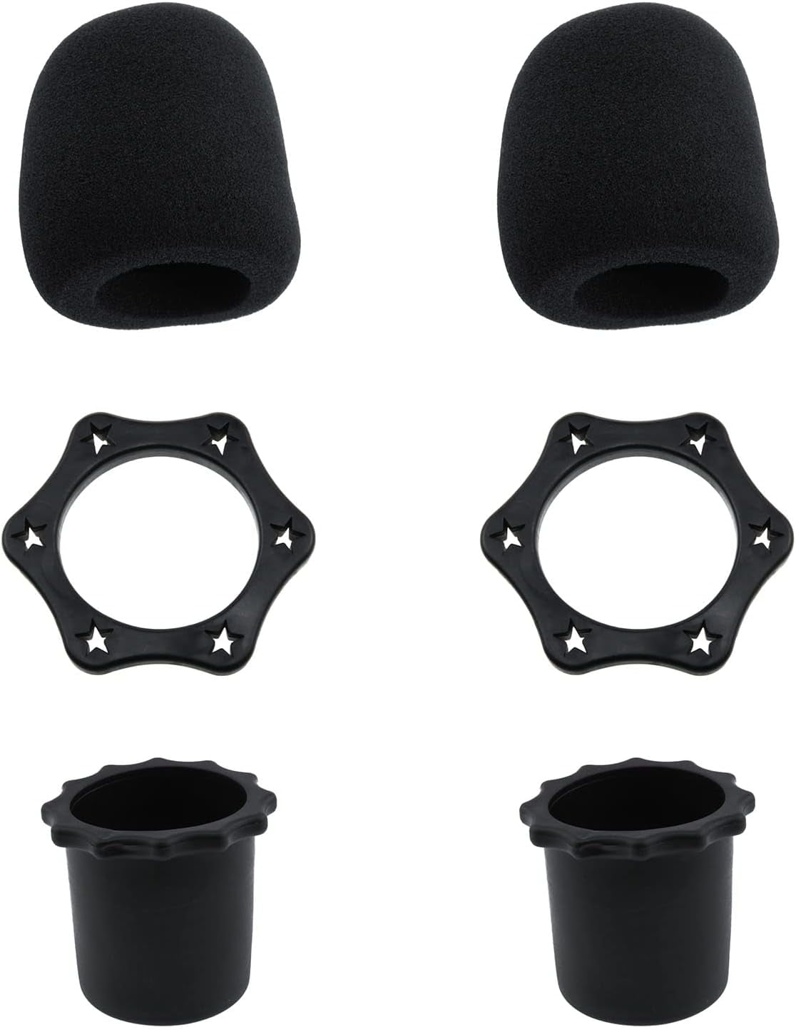 Zgui Microphone protection ring hexagonal Microphone Cover Mic Bottom ...