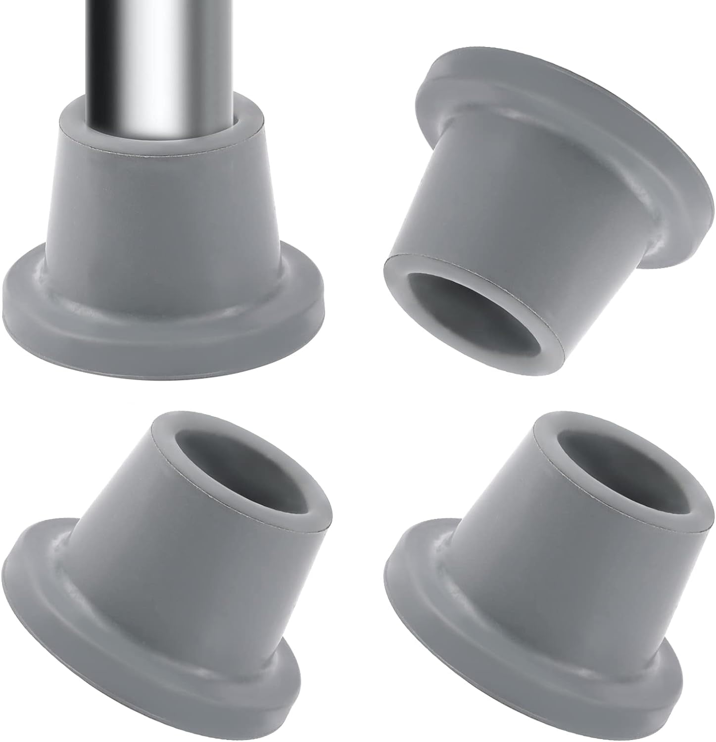 Zgui Shower Chair Leg Caps Heavy Duty 4 Pack Shower Chair Tips ...