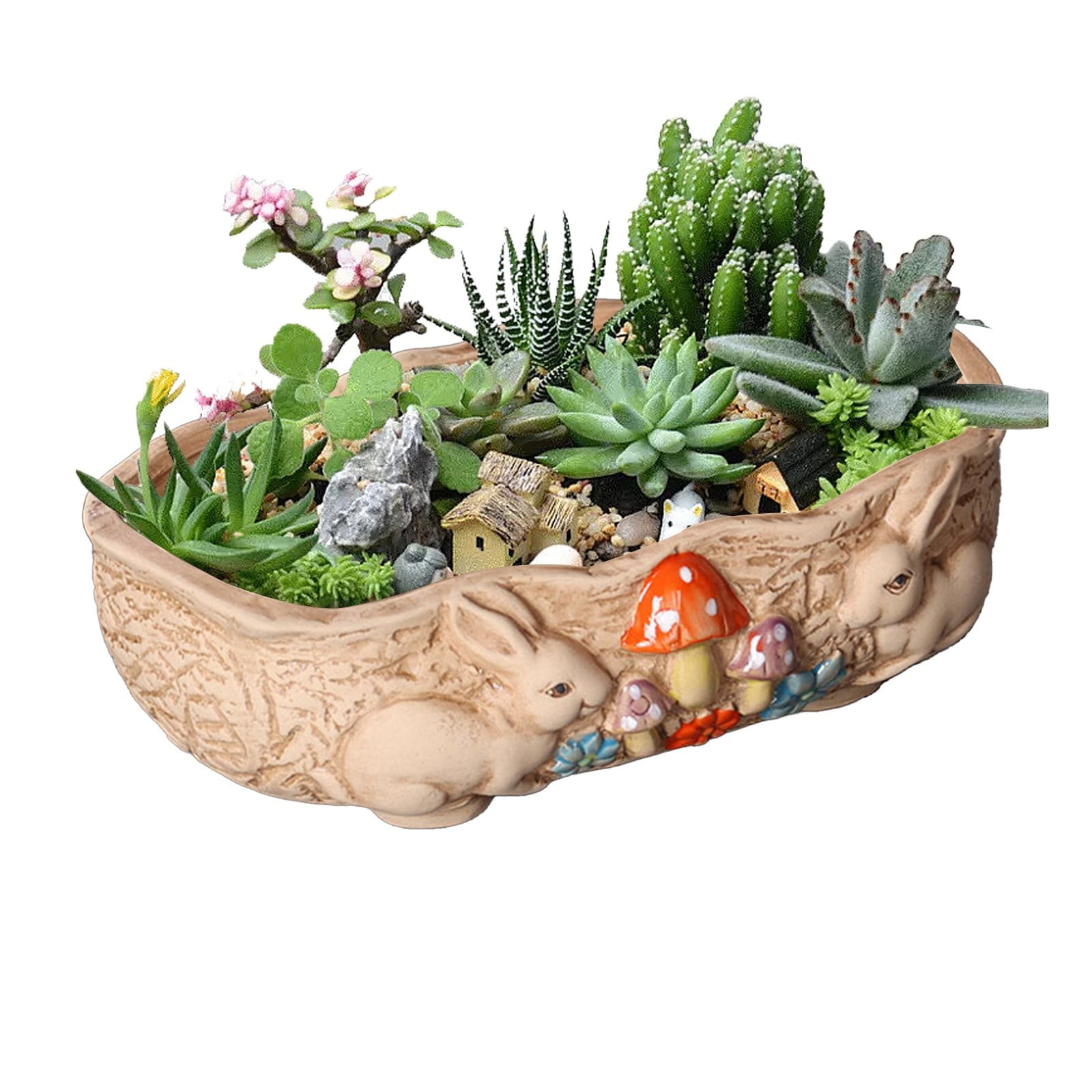 Zgyau Flower Pots Ceramic Meaty Flower Pot Ceramic Big Flower Pot ...