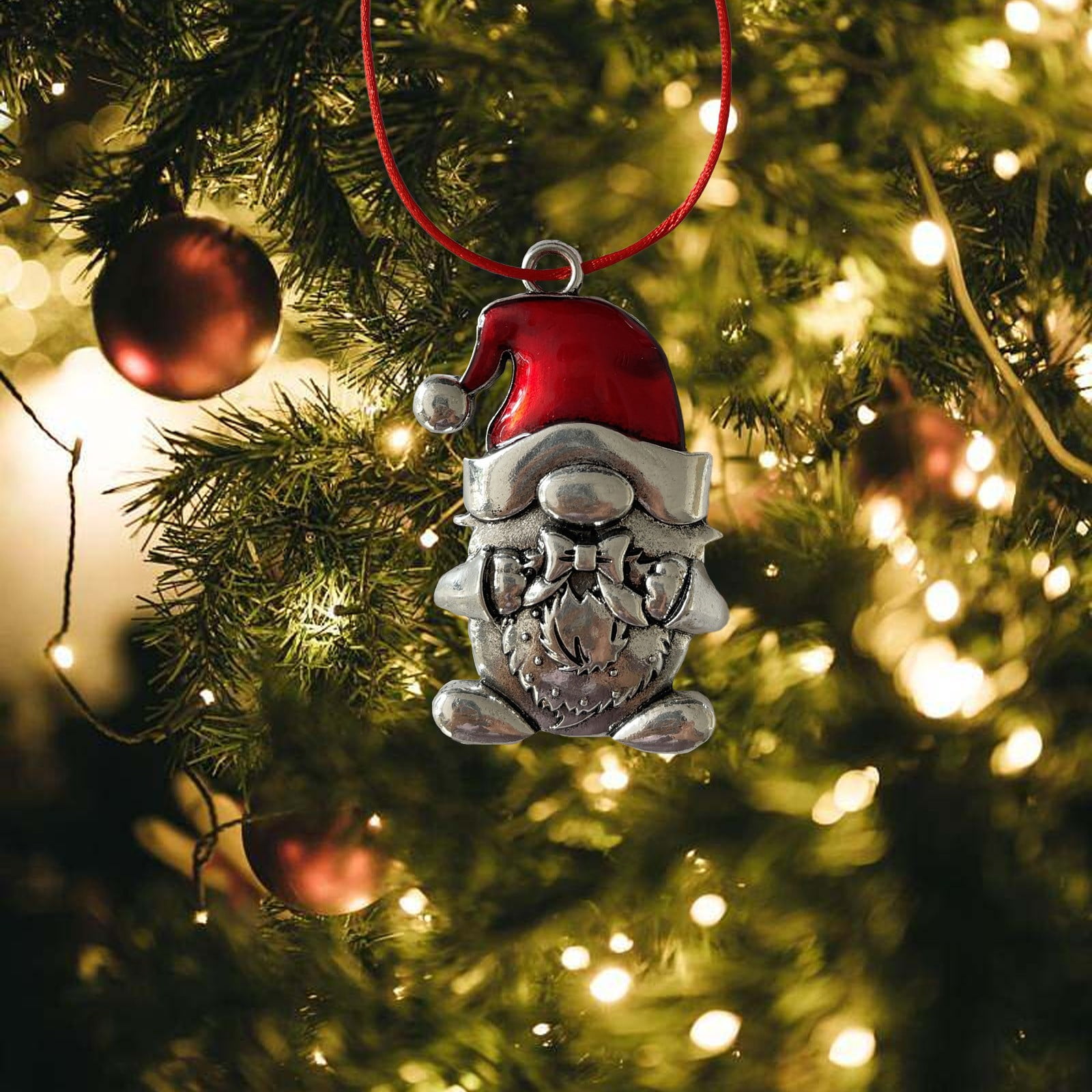 Zgyau Hangs Funny Santa Christmas Tree Home Scene Decoration Pendant