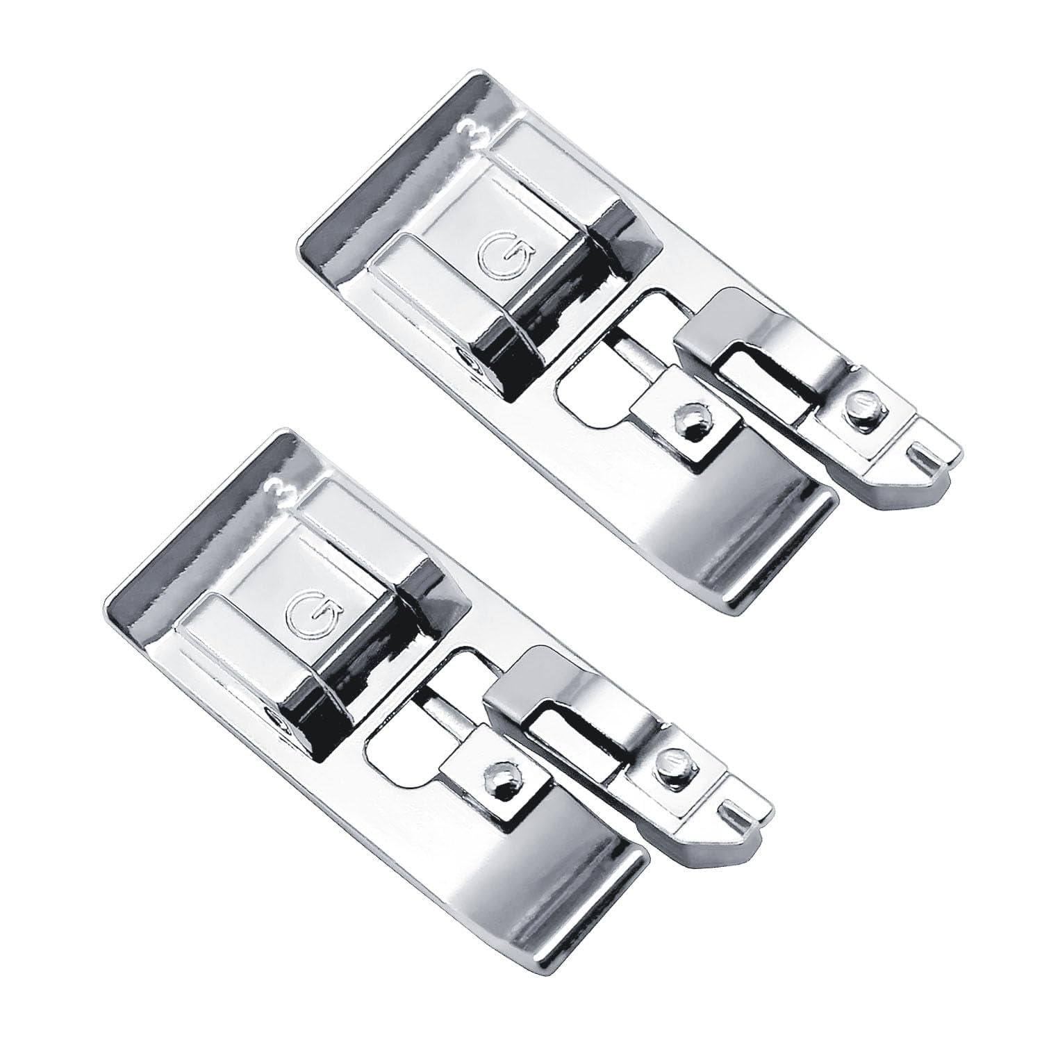 ZhXu Shuo 2pcs Snap On Overcast Presser Foot (G) XC3098051 for Brother ...