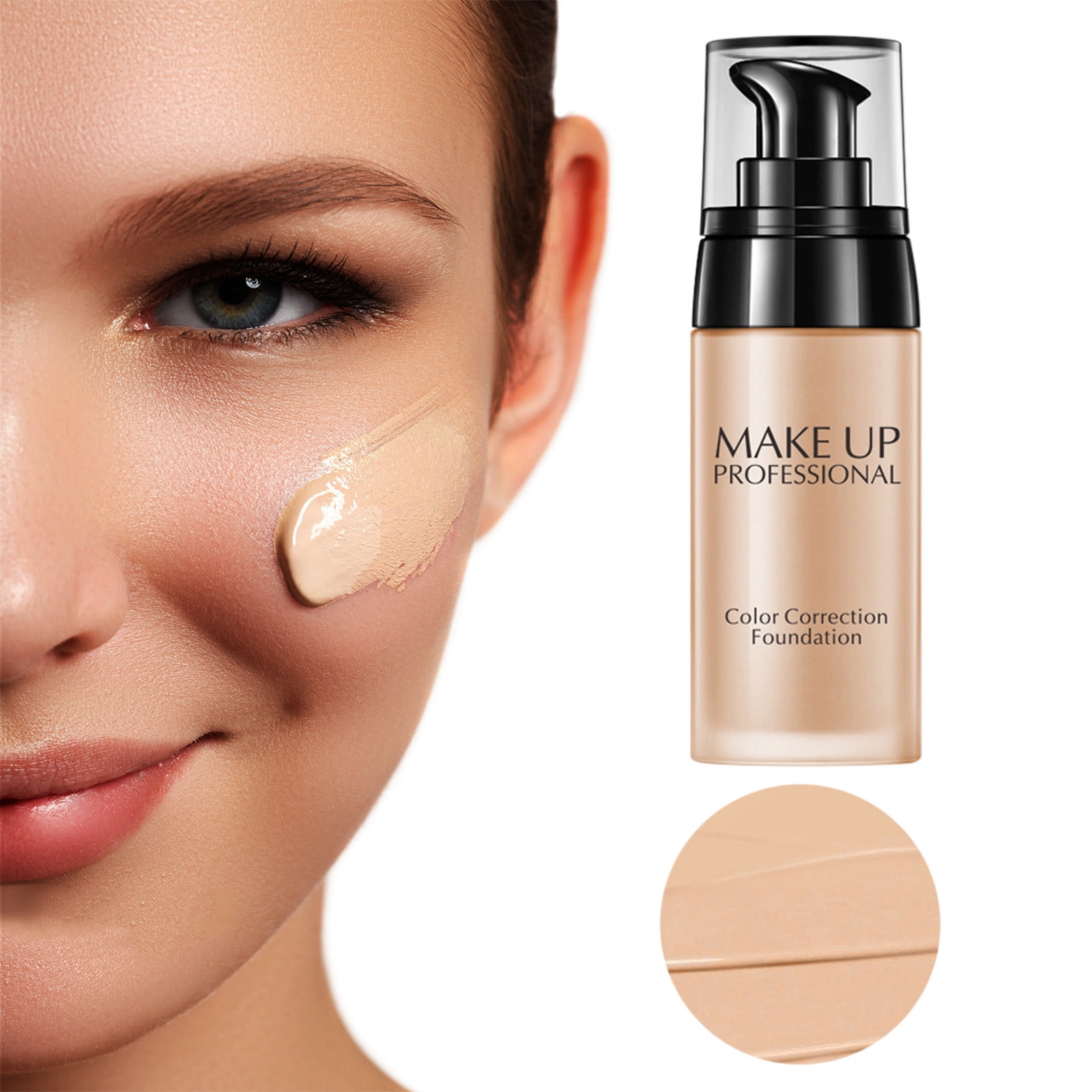 Zhaghmin Full Coverage Foundation Face Makeup Color Correcting ...