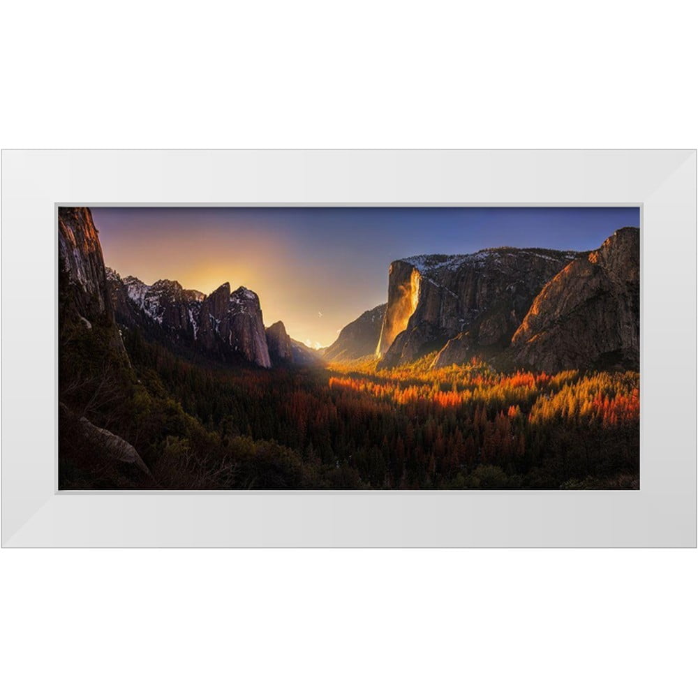 Zhang, Yan 24x14 White Modern Wood Framed Museum Art Print Titled ...