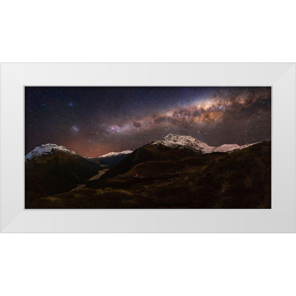 Zhang, Yan 32x18 White Modern Wood Framed Museum Art Print Titled ...