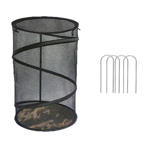 ZhangC Pop Up Plant Cover, 13.4"x22.8" Heavy Duty Mesh Plant Cover ...