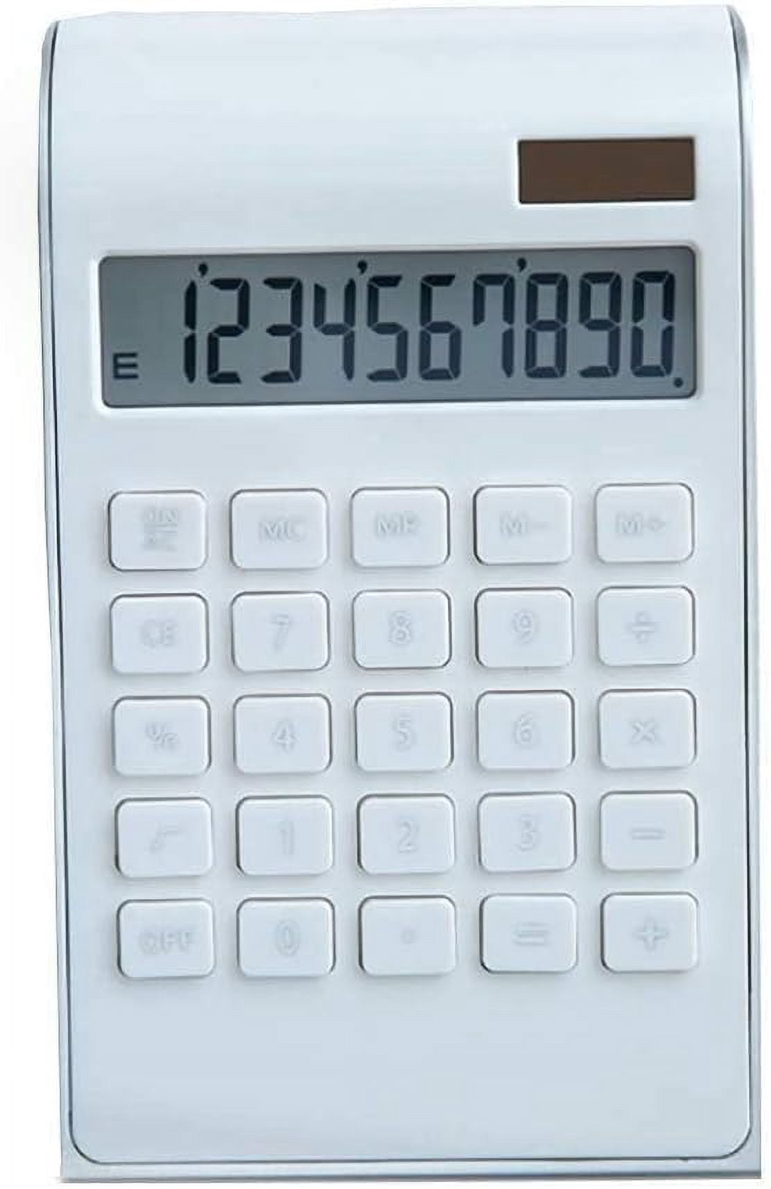 Zhangyh 10 Digit Calculator:Small Calculator Handheld,Solar & Battery ...
