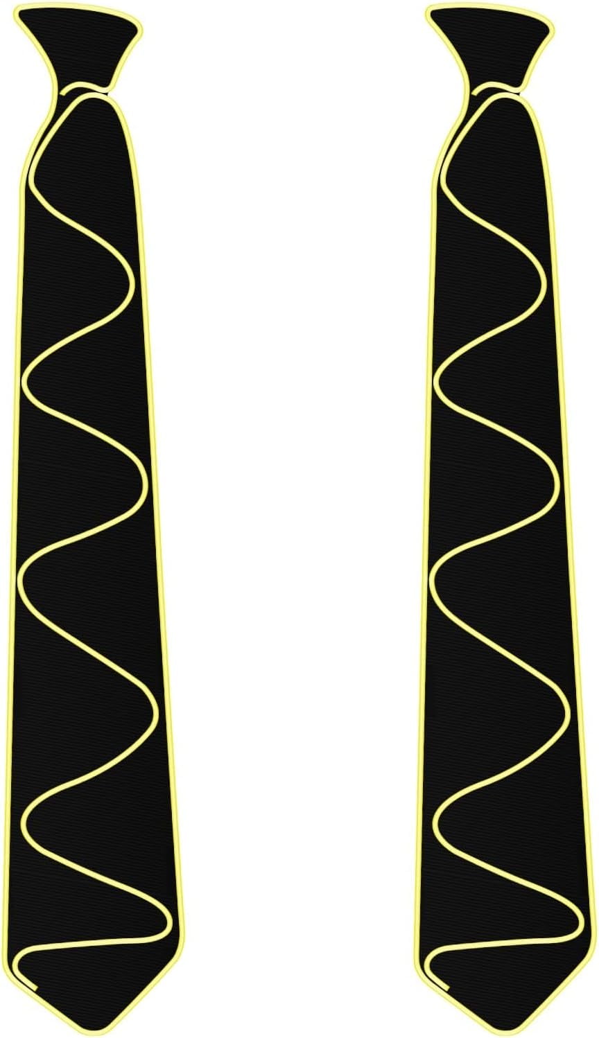 Zhangyh LED Light up Neck Tie,Man Light Up Fanny Ties Novelty Necktie ...