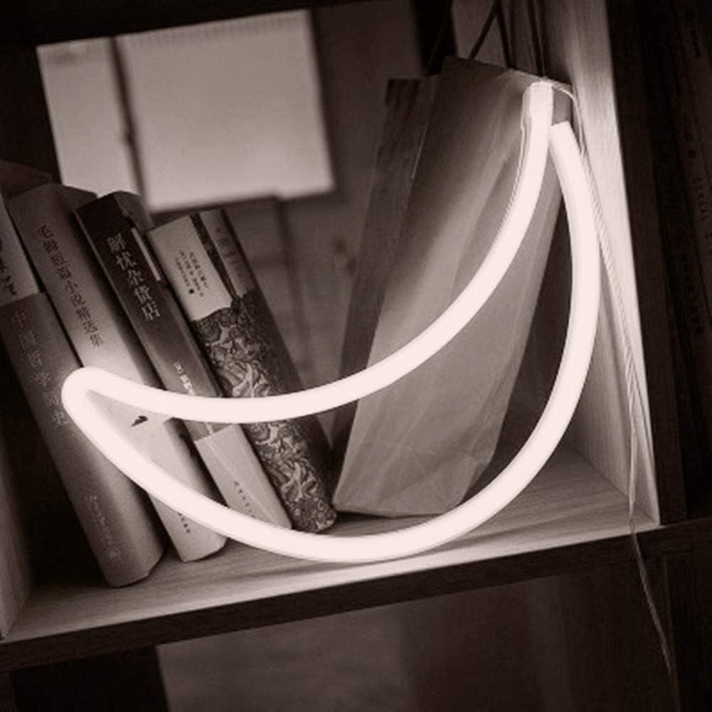 Zhangyh LED Neon Sign,Moon Neon Sign Night Light Wall LED Neon Lamp USB ...