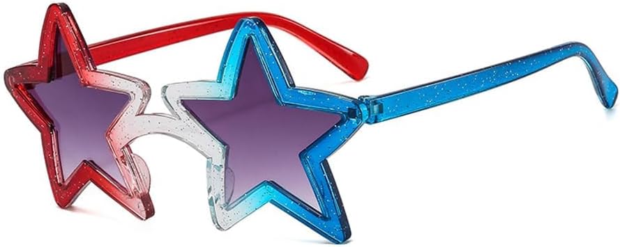 Zhangyh Star Shaped Glasses, Star Sunglasses, Funky Pentagram Glasses ...