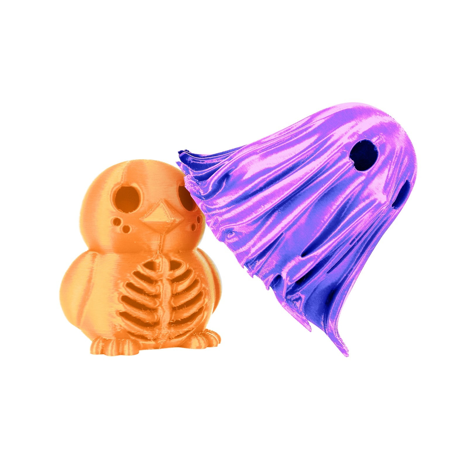 ZhangzetaoShangmao 3D Printed Cute Skeleton Penguin With Ghost Cloak ...