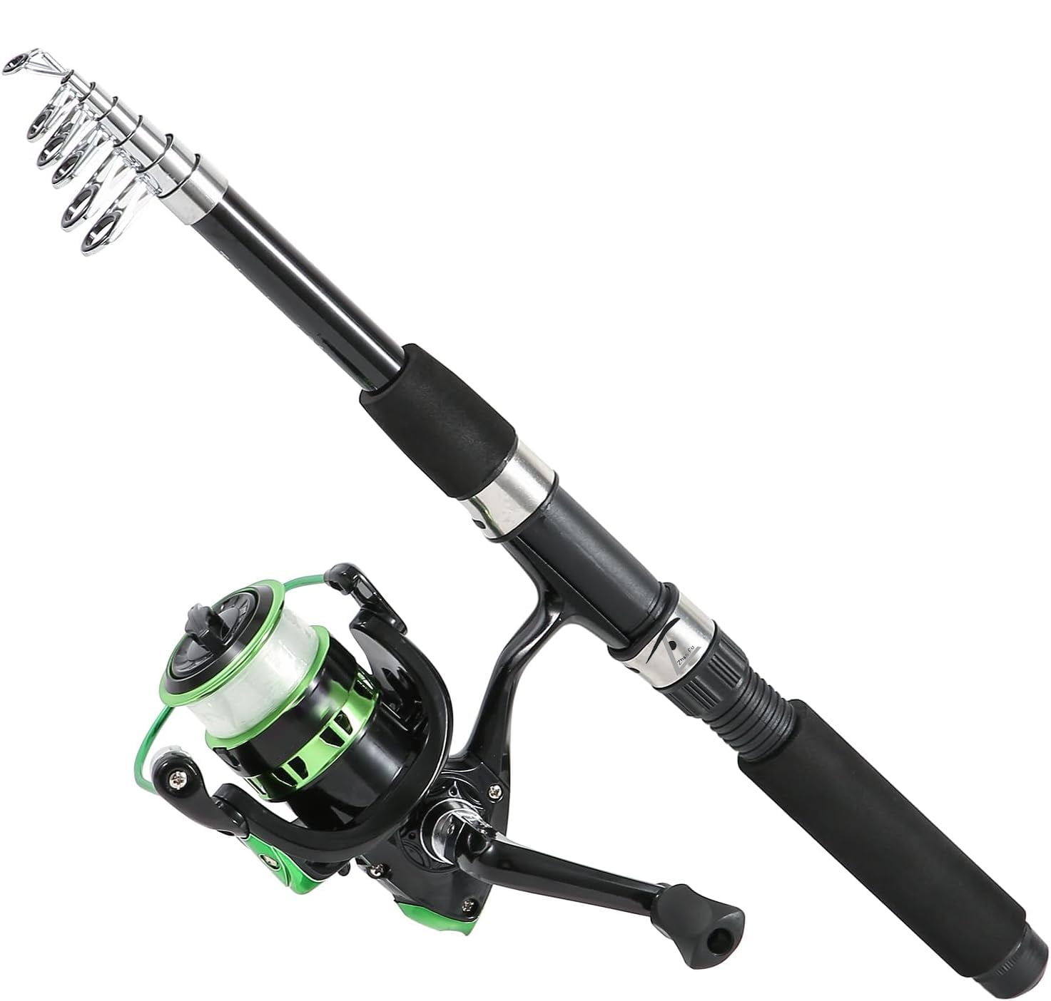 Zhao.Fu Fishing Rods, Collapsible Rods Spinning Reels Lures Carbon ...