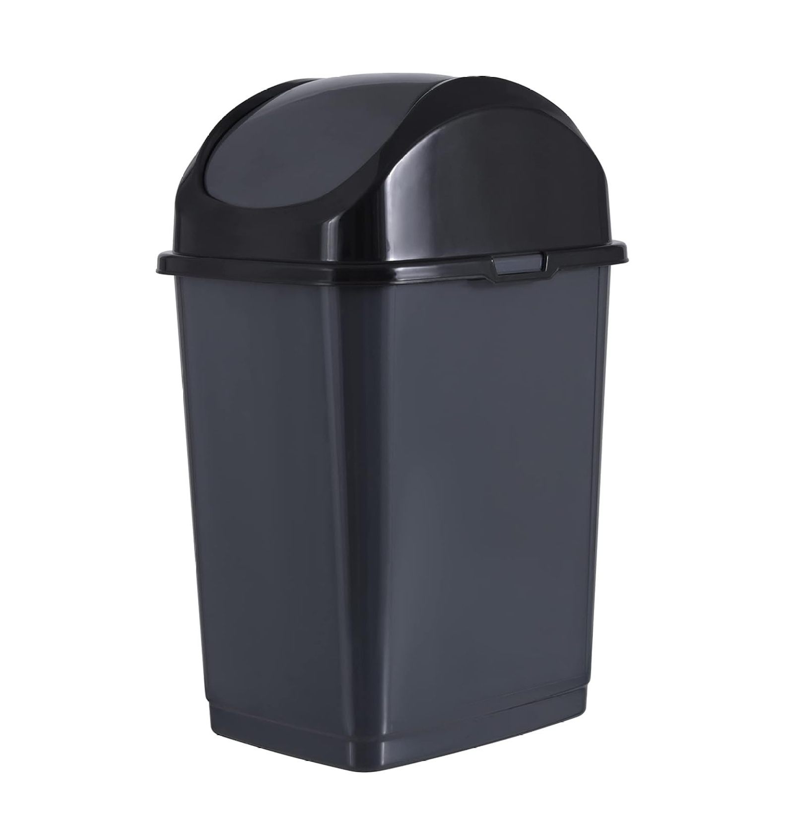 Zhao he Trash Can for Dorm Room with Lid 4.5 Gallon Plastic Garbage Can ...
