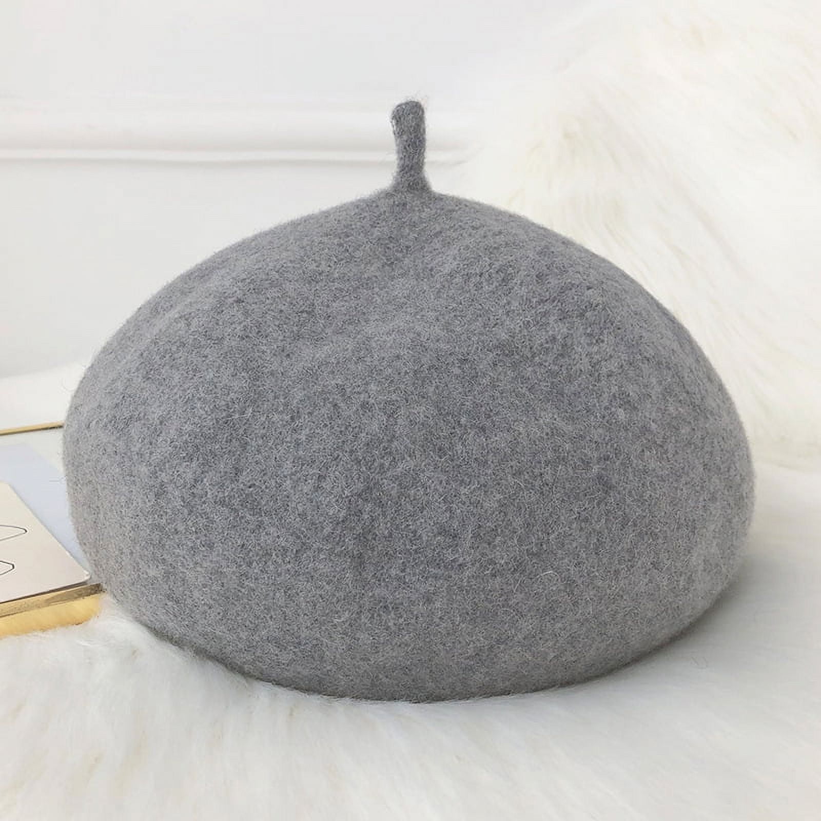 Zhaohan Adult Hat Girl In Autumn And Winter Mao Woo Beret Hat Korean ...