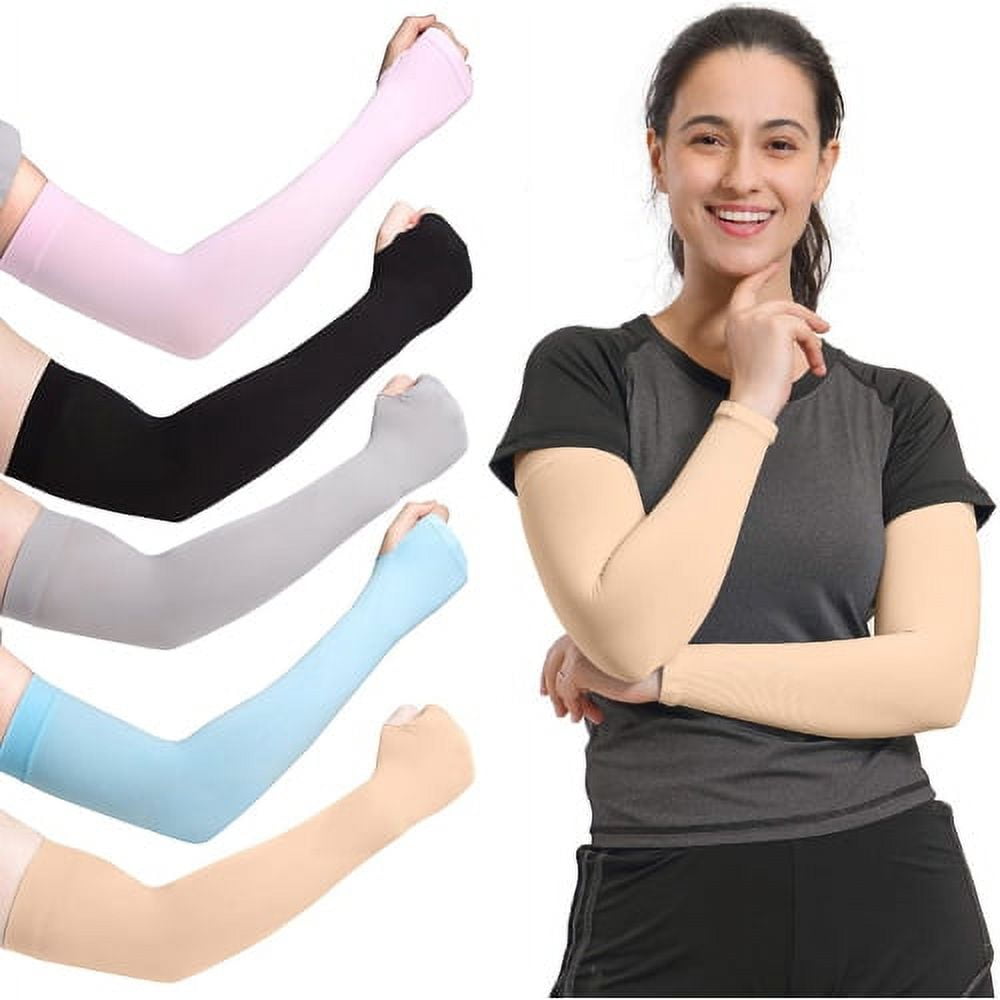 Zhaomeidaxi 1 Pair UV Sun Compression Arm Sleeves Tattoo Cover Up ...