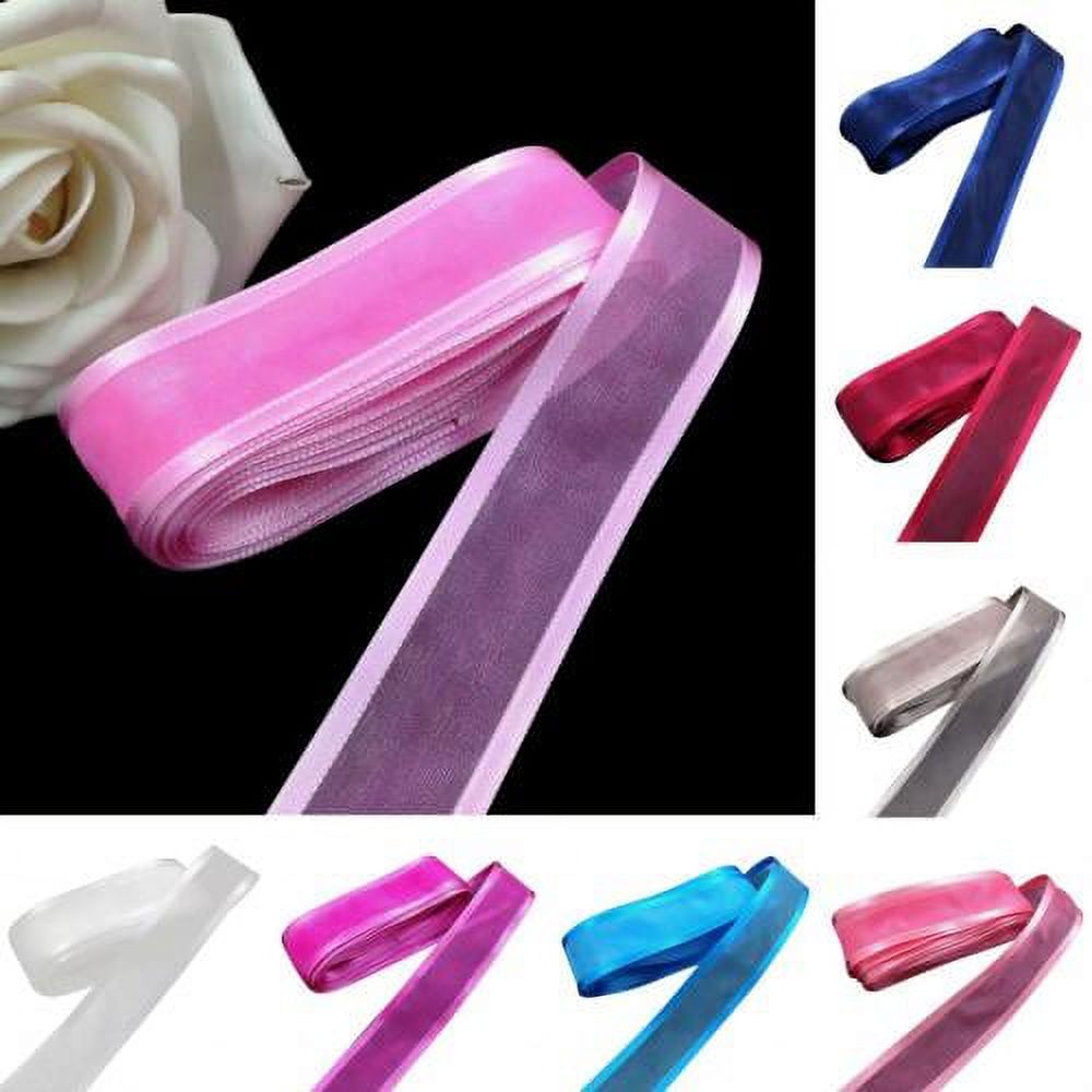 Zhaomeidaxi 1 Roll 5M Ribbon Silk Ribbon Embellish Ribbon Rolls,Ribbons ...