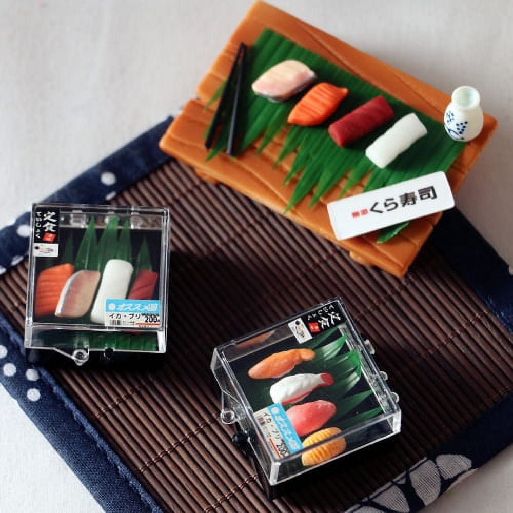 Zhaomeidaxi 2pcs Simulation Sushi Set 1:12 Play Japanese-style Food ...