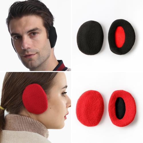 Zhaomeidaxi 4 Pairs Unisex Bandless Ear Warmers Fleece Ear Muffs Thick ...