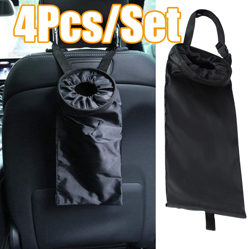 Zhaomeidaxi 4Pcs Car Trash Bags Car Trash Can Washable Eco-Friendly ...