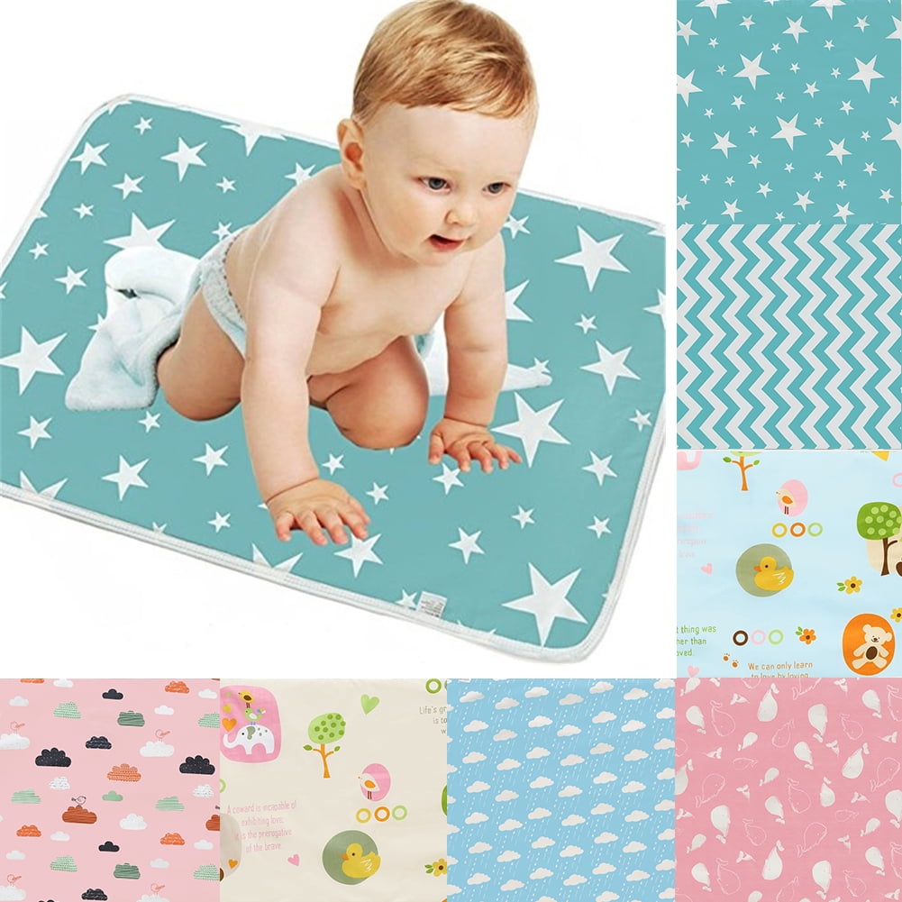 Zhaomeidaxi Baby Changing Mat, Cotton, Water Absorbent, 45cm x 35cm ...