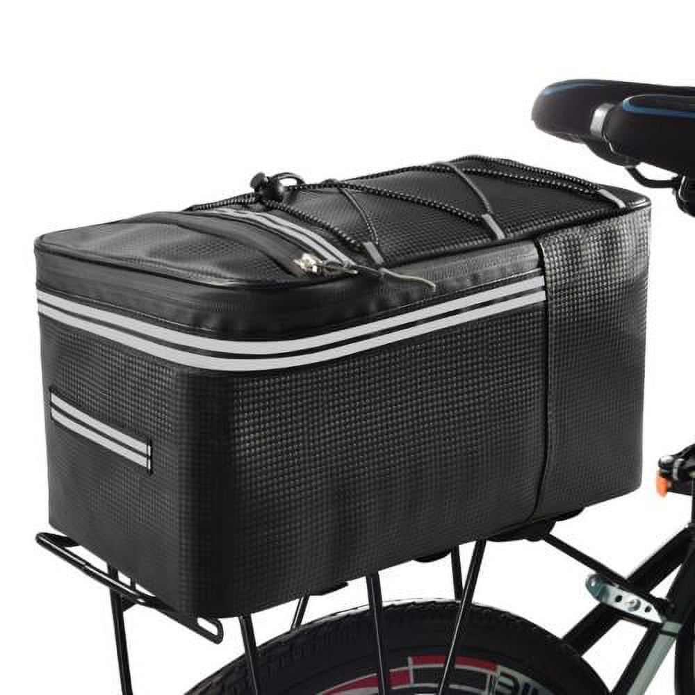 Zhaomeidaxi Bike Trunk Bag 12L/15L Bicycle Rack Rear Carrier Bag Water ...