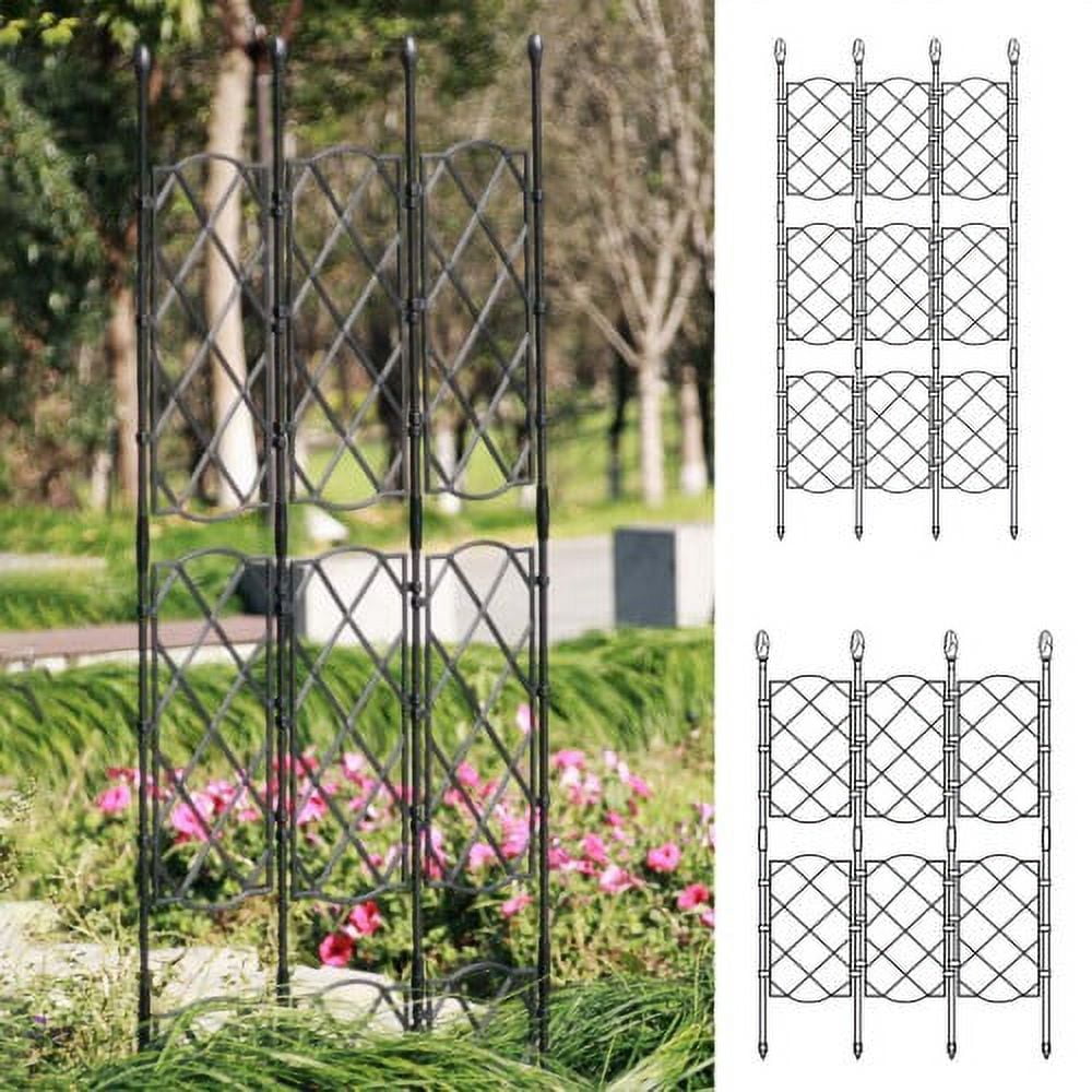 Zhaomeidaxi Adjustable Metal Plant Screen Rack, Privacy Fence Screen ...