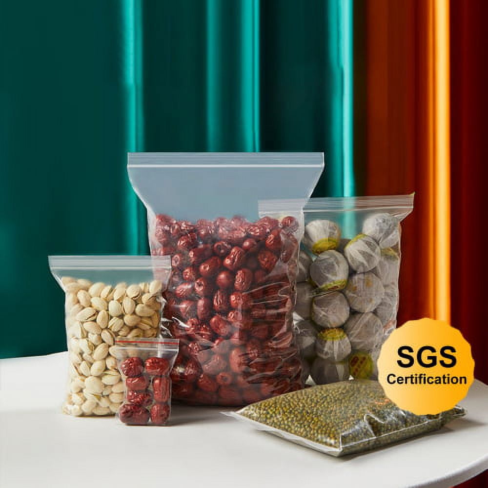 Zhaomeidaxi Food Storage Bags | Set of 100 Leakproof %26 Airtight Bags ...