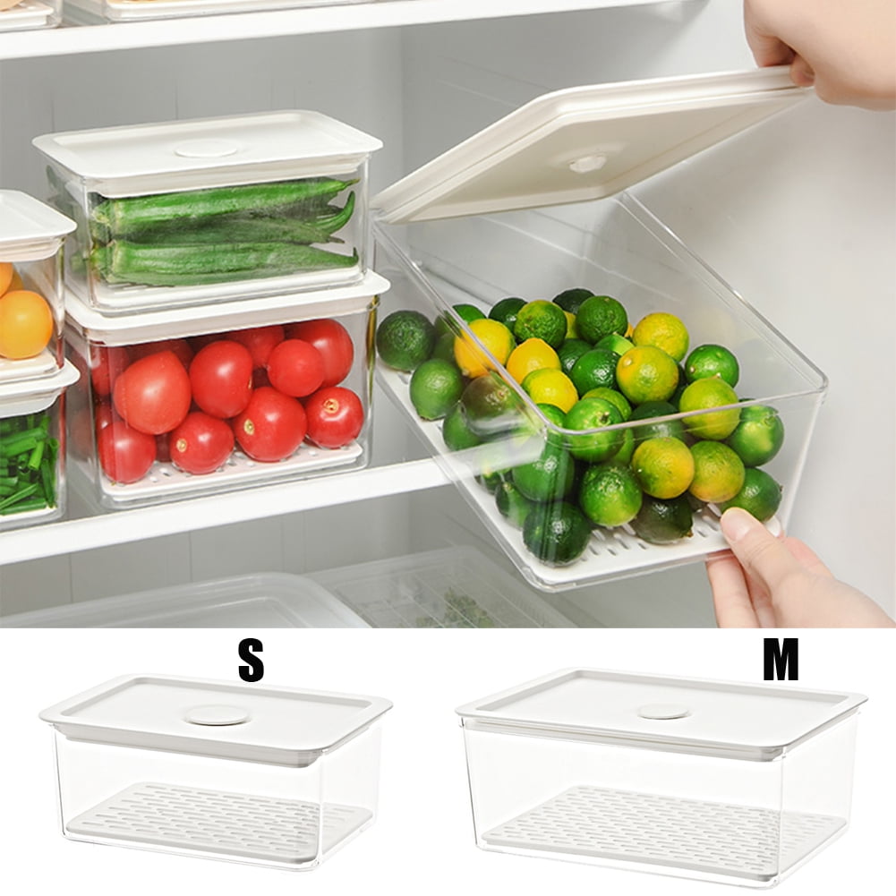 Zhaomeidaxi Fridge Food Storage Containers Produce Saver FreshWorks ...